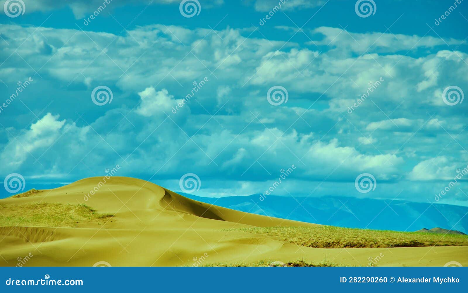 Mongolia. Sands Mongol Els stock photo. Image of view - 282290260