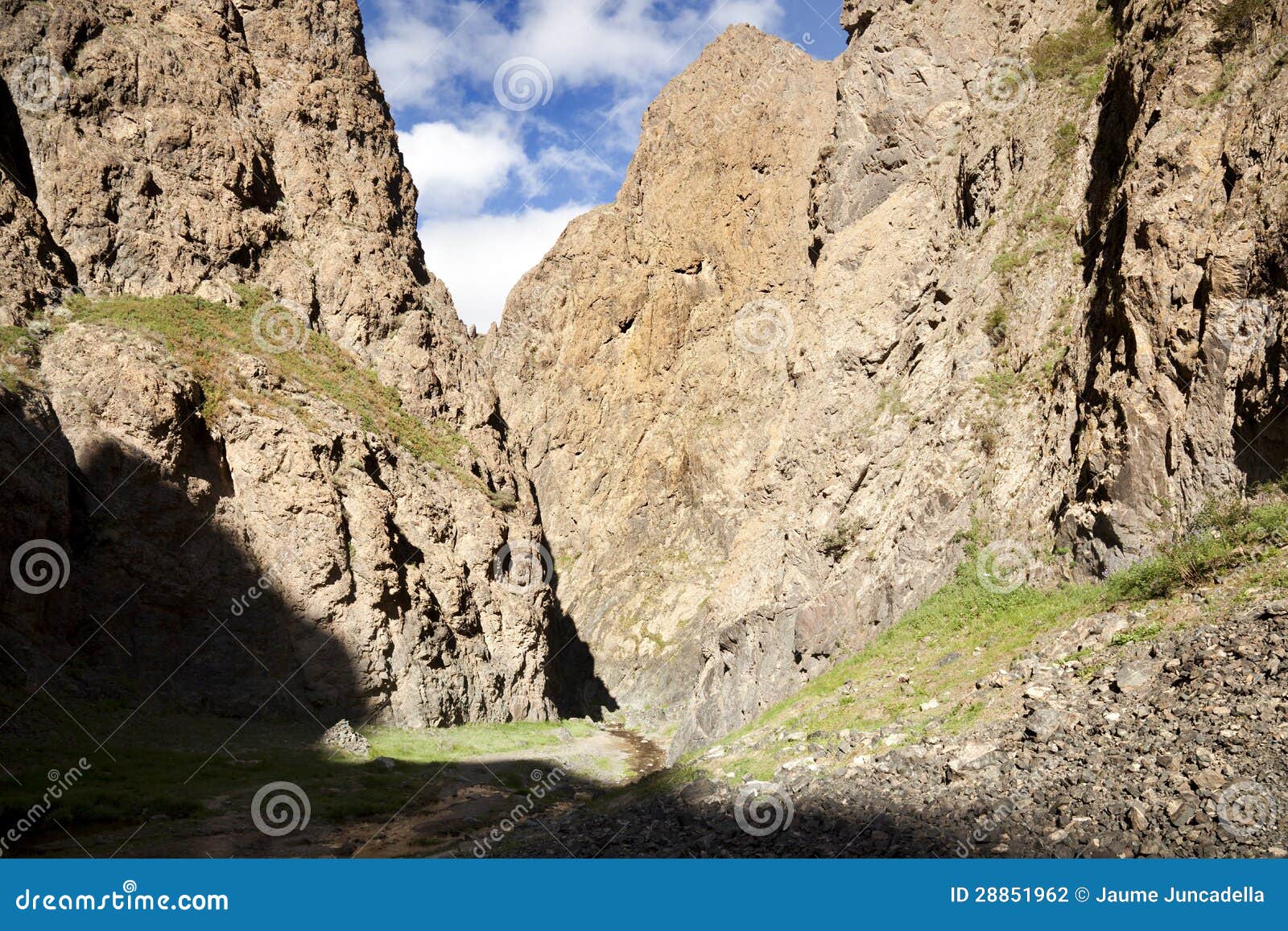 Mongolia. Yoliin am stock photo. Image of asian, mountain - 28851962
