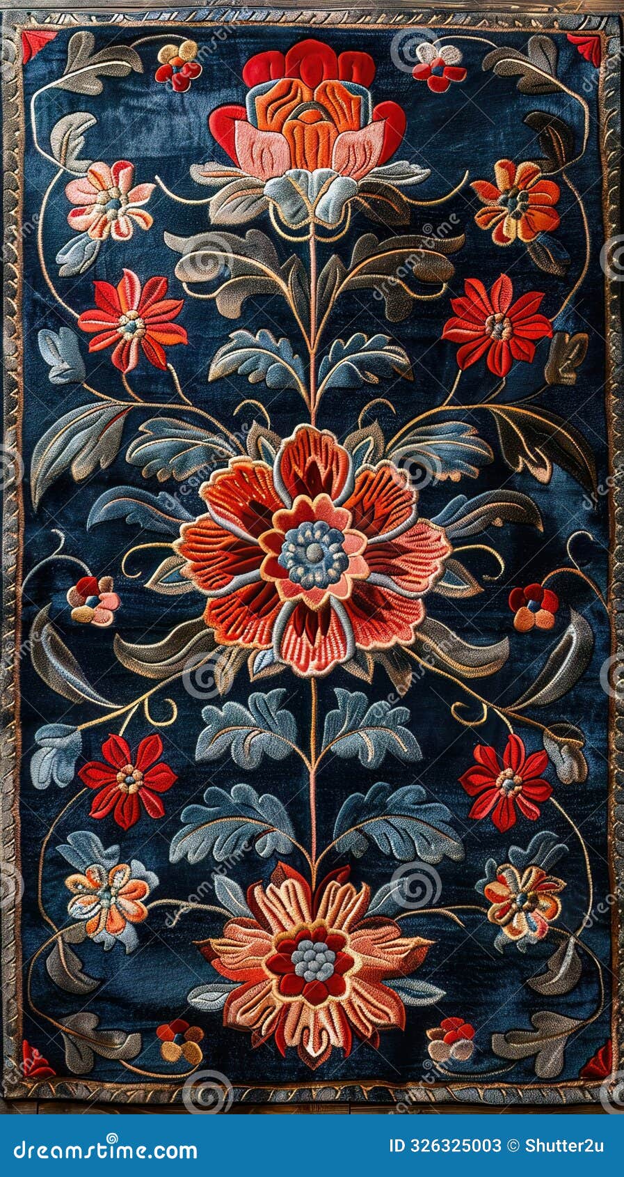 A Mongolian Deel with Its Bold Patterns and Robust Design Symbolizing ...