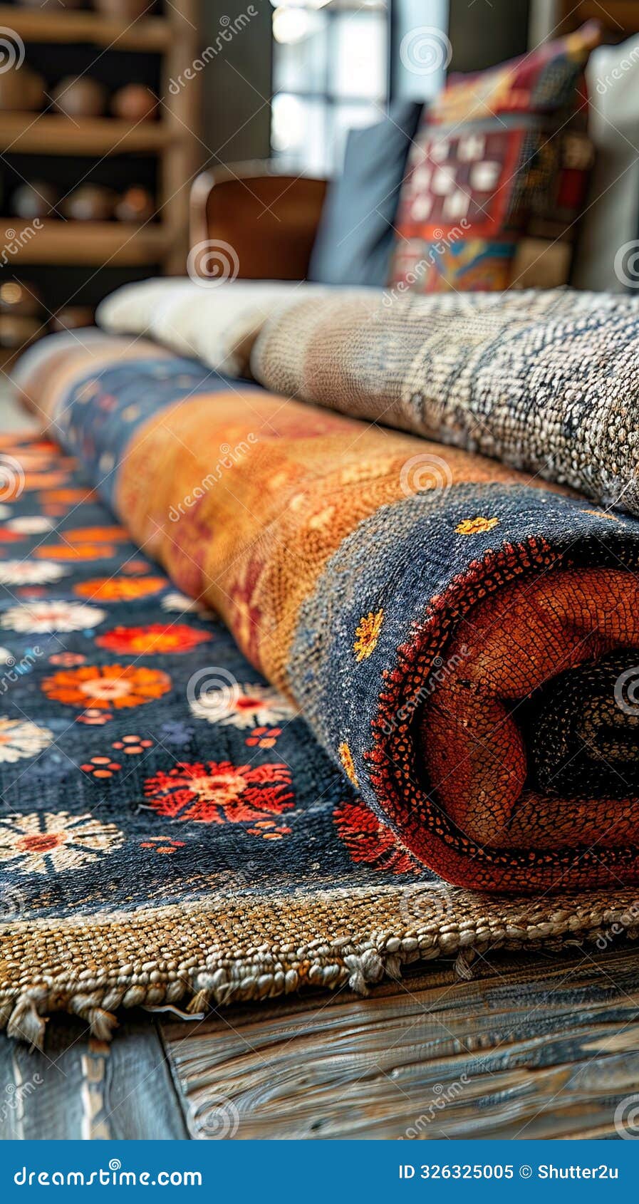 A Mongolian Deel With Its Bold Patterns And Robust Design Symbolizing ...