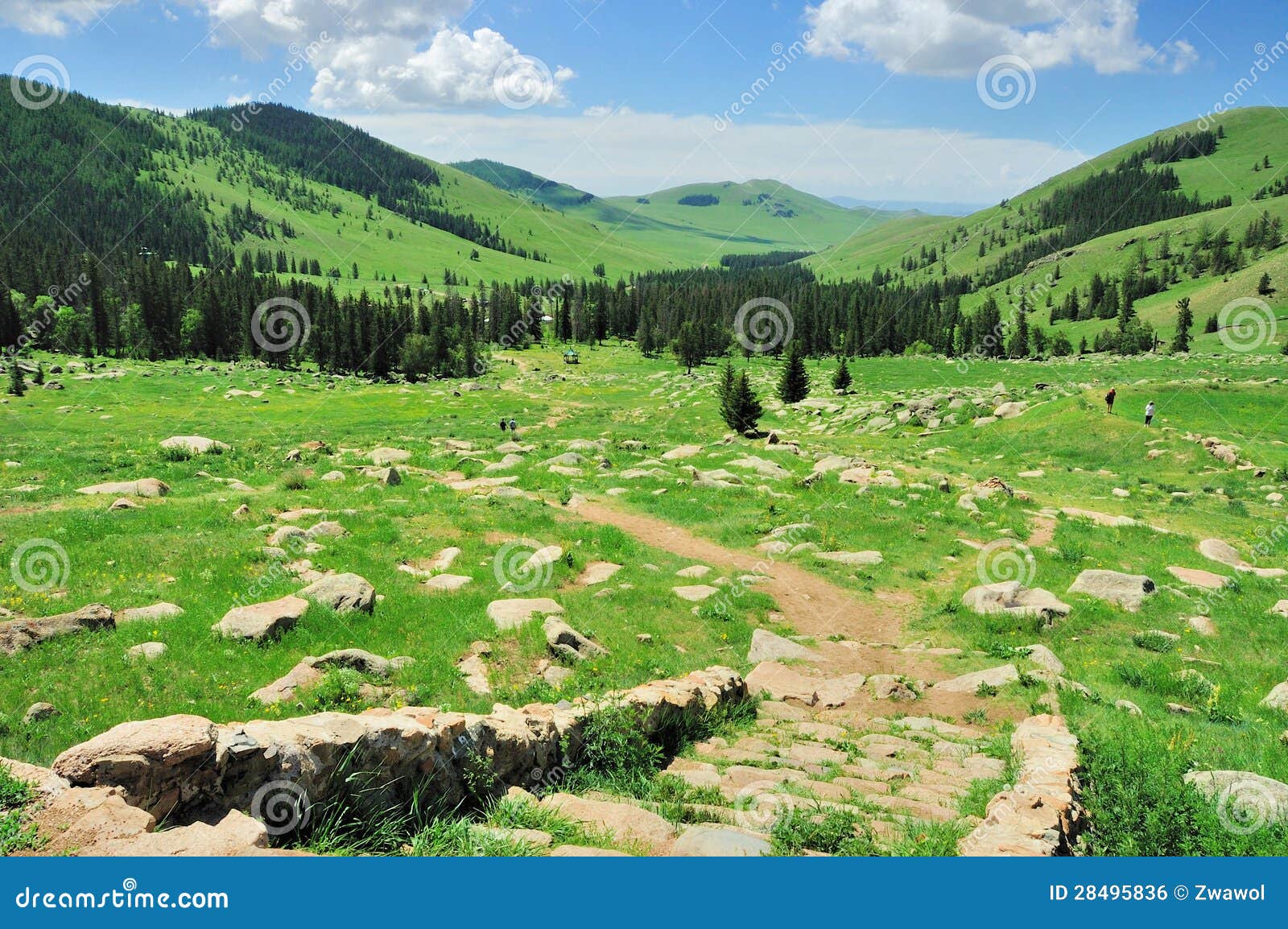 Mongolian landscape stock photo. Image of landscape, height - 28495836