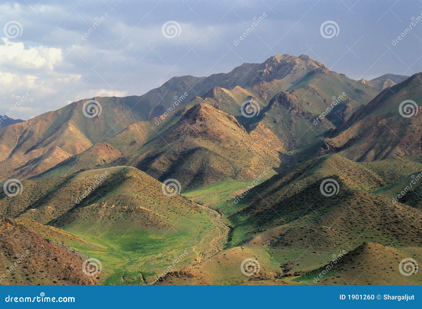 Mongolian mountains, #1 stock photo. Image of desert, empty - 1901260