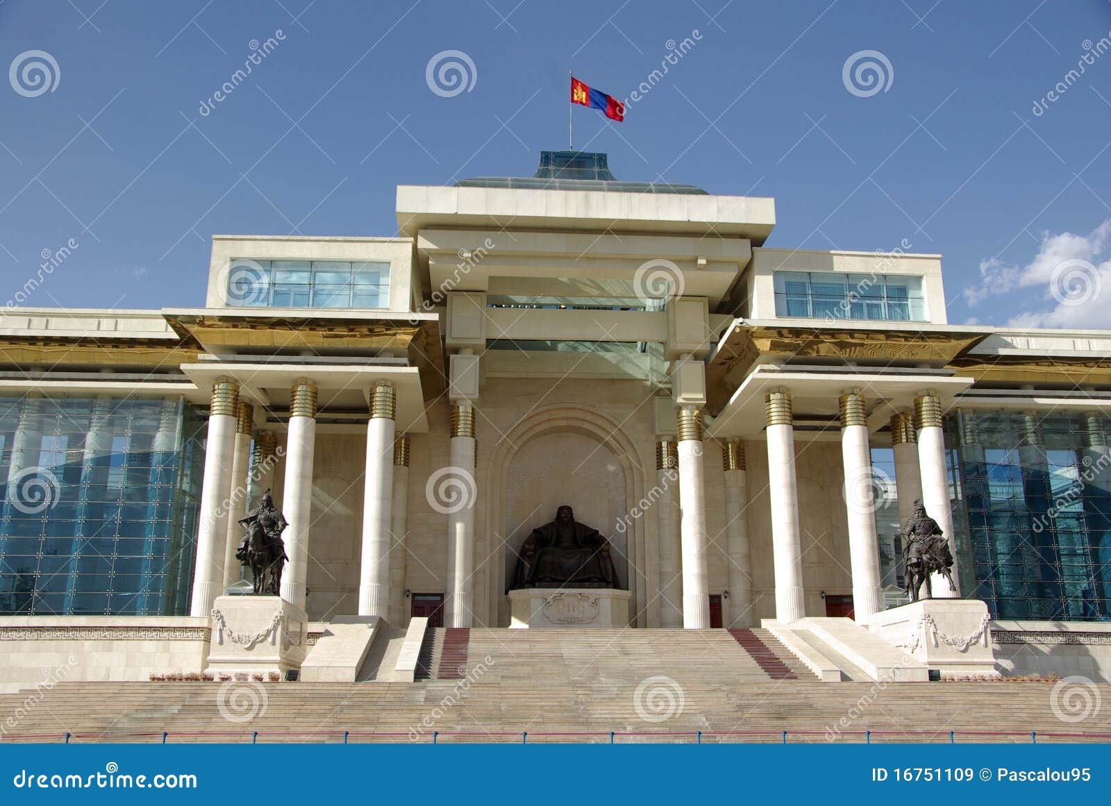 Mongolian parliament stock image. Image of monument, politics - 16751109