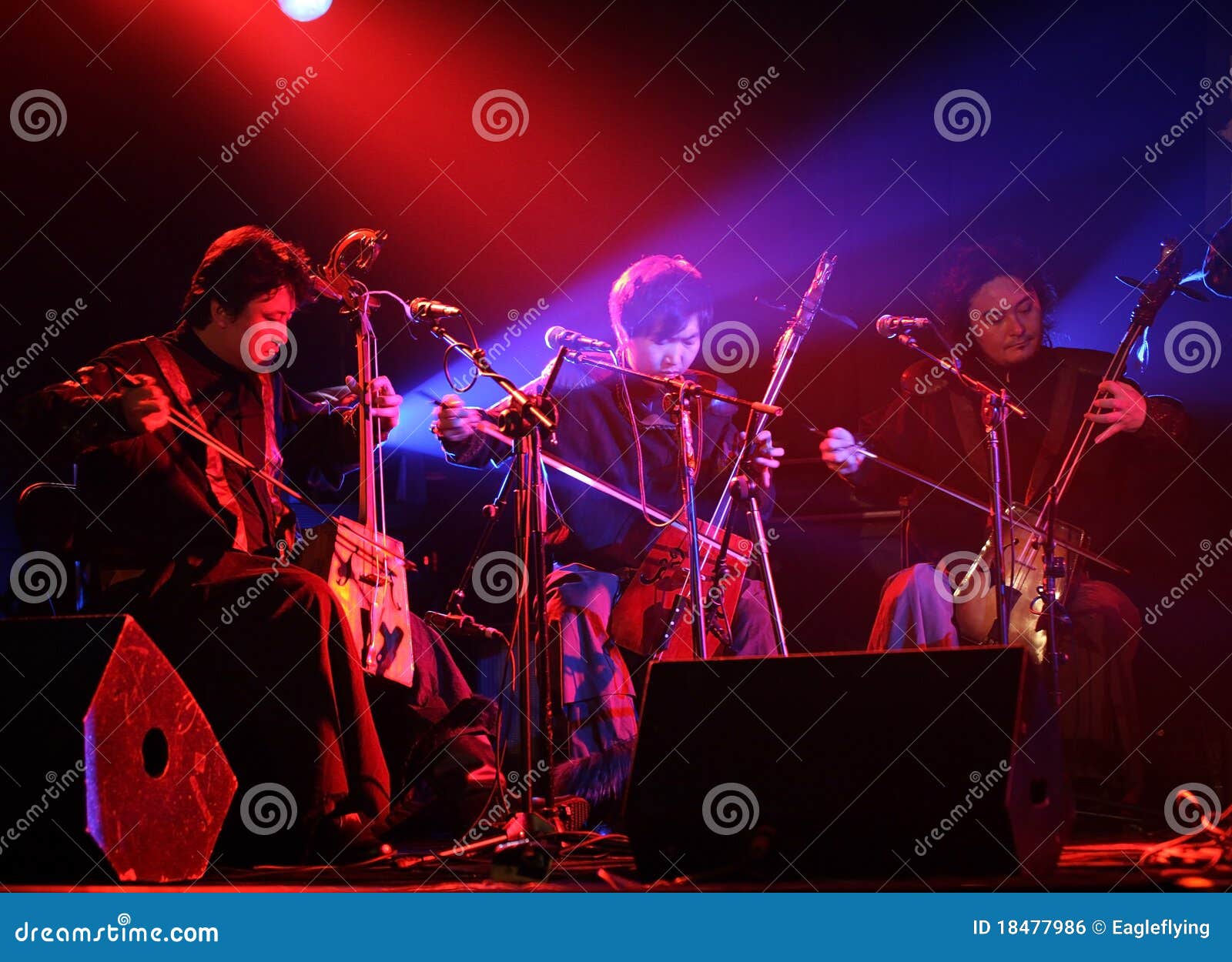 Mongolian performers editorial photo. Image of night - 18477986