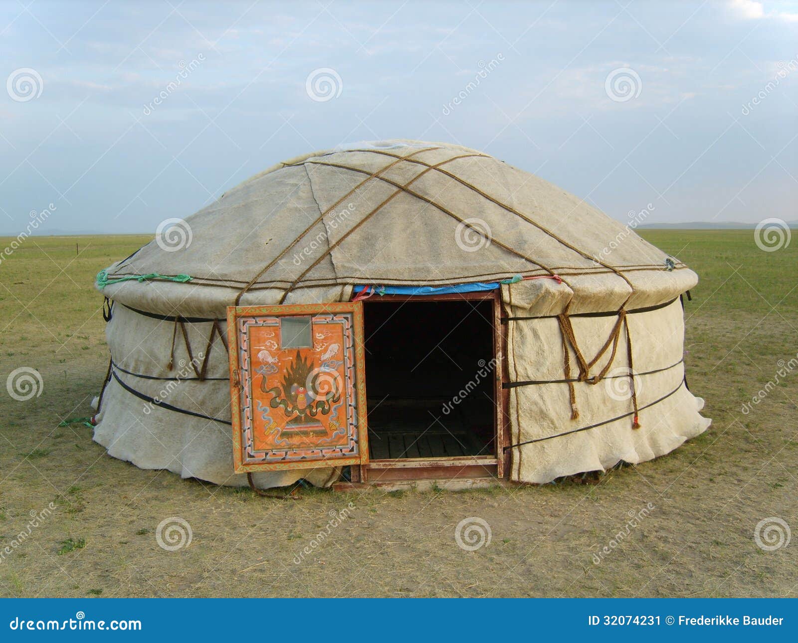 Mongolian tent stock image. Image of asia, outdoor, nationality - 32074231