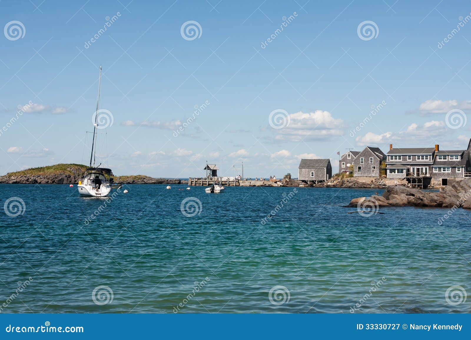Monhegan Island stock image. Image of scenic, coastal - 33330727