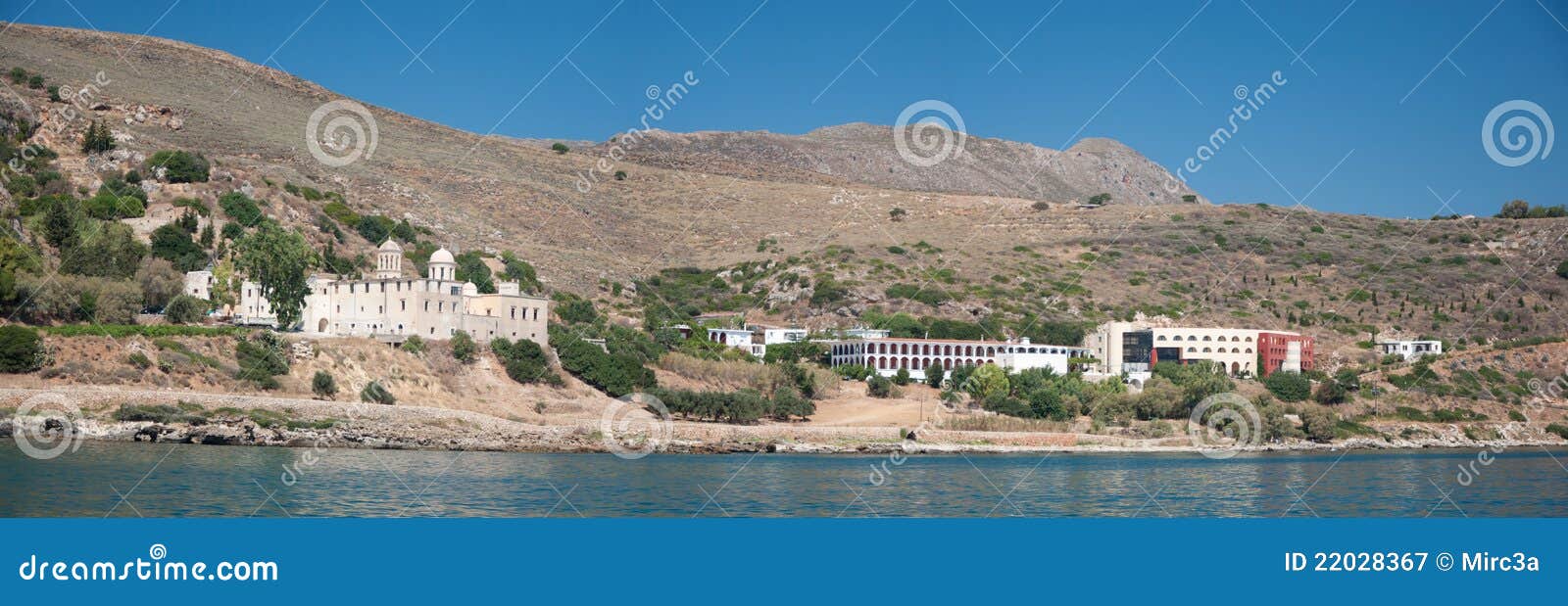 Moni Gonia Monastery - Kolymvari, Crete Stock Image - Image of island ...