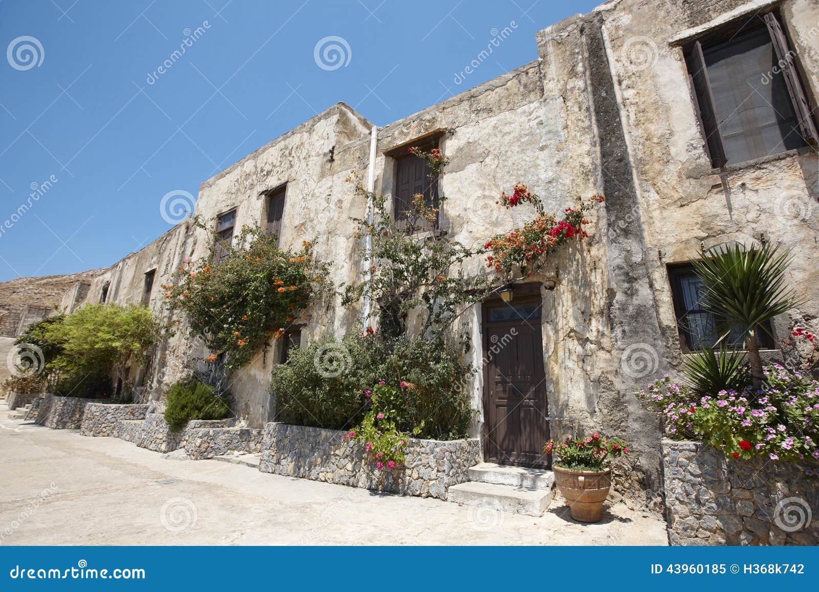 Moni Preveli Monastery in Crete. Greece Stock Image - Image of europe ...