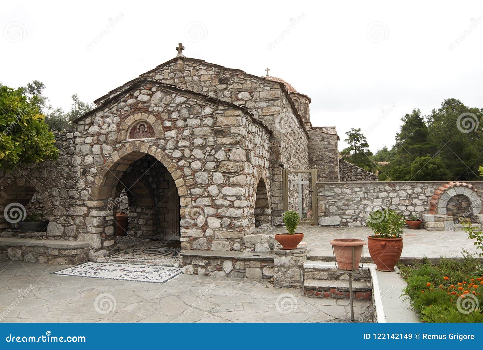 Moni Thari Monastery stock image. Image of religious - 122142149
