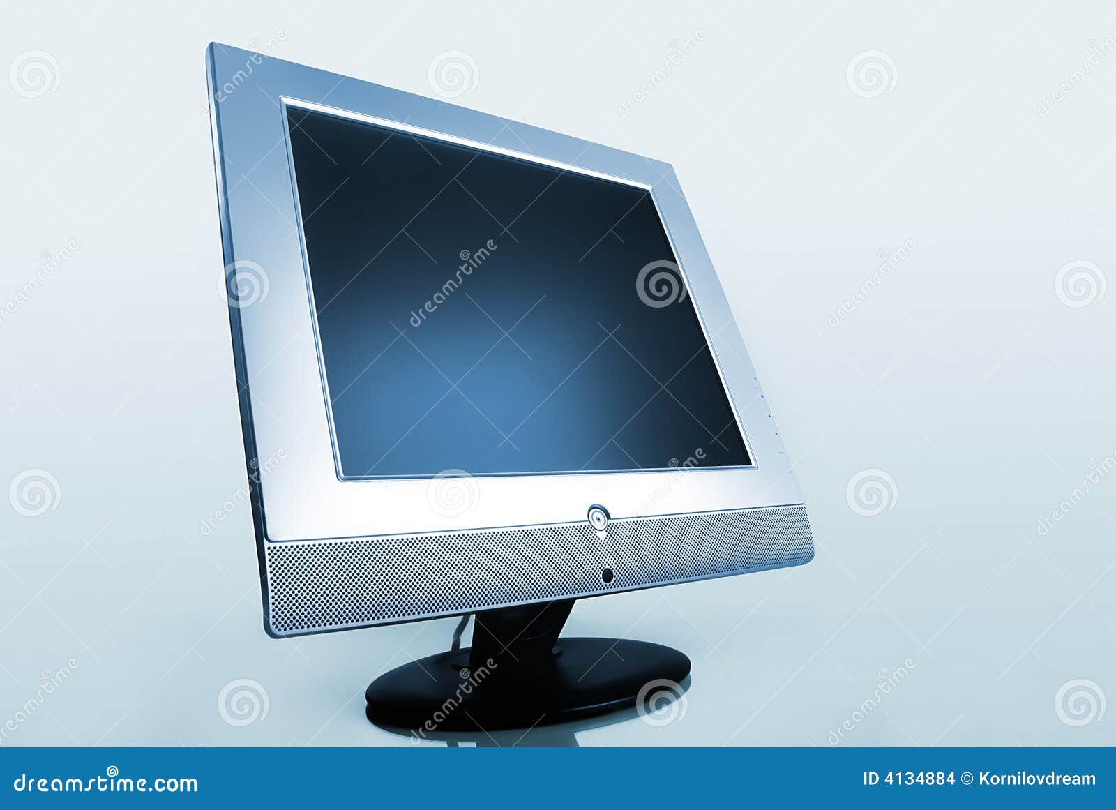 Moniteur Moderne D'ordinateur De Produit Plat Photo stock - Image du ...