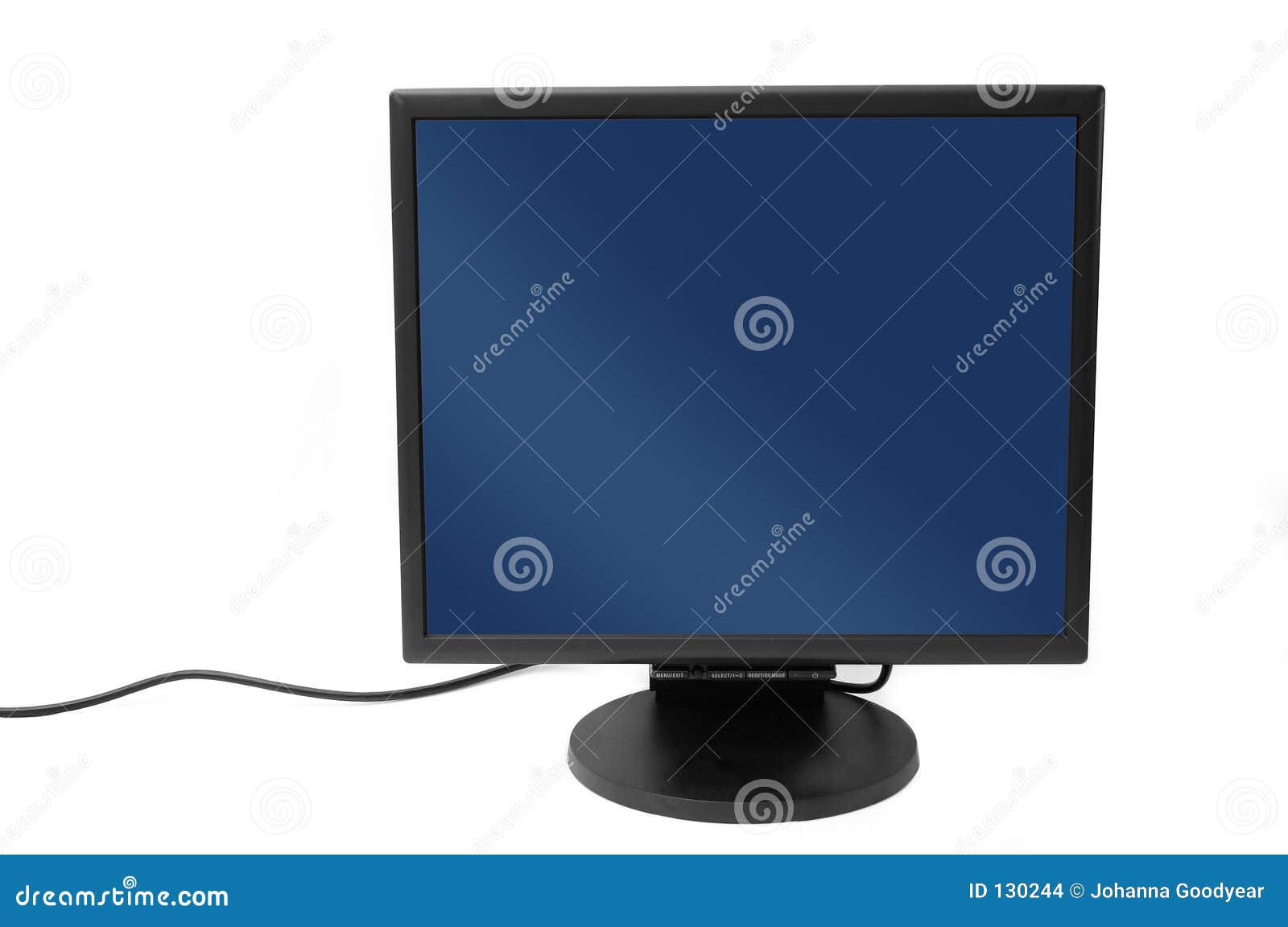Monitor stock photo. Image of flatscreen, computer, electronics - 130244