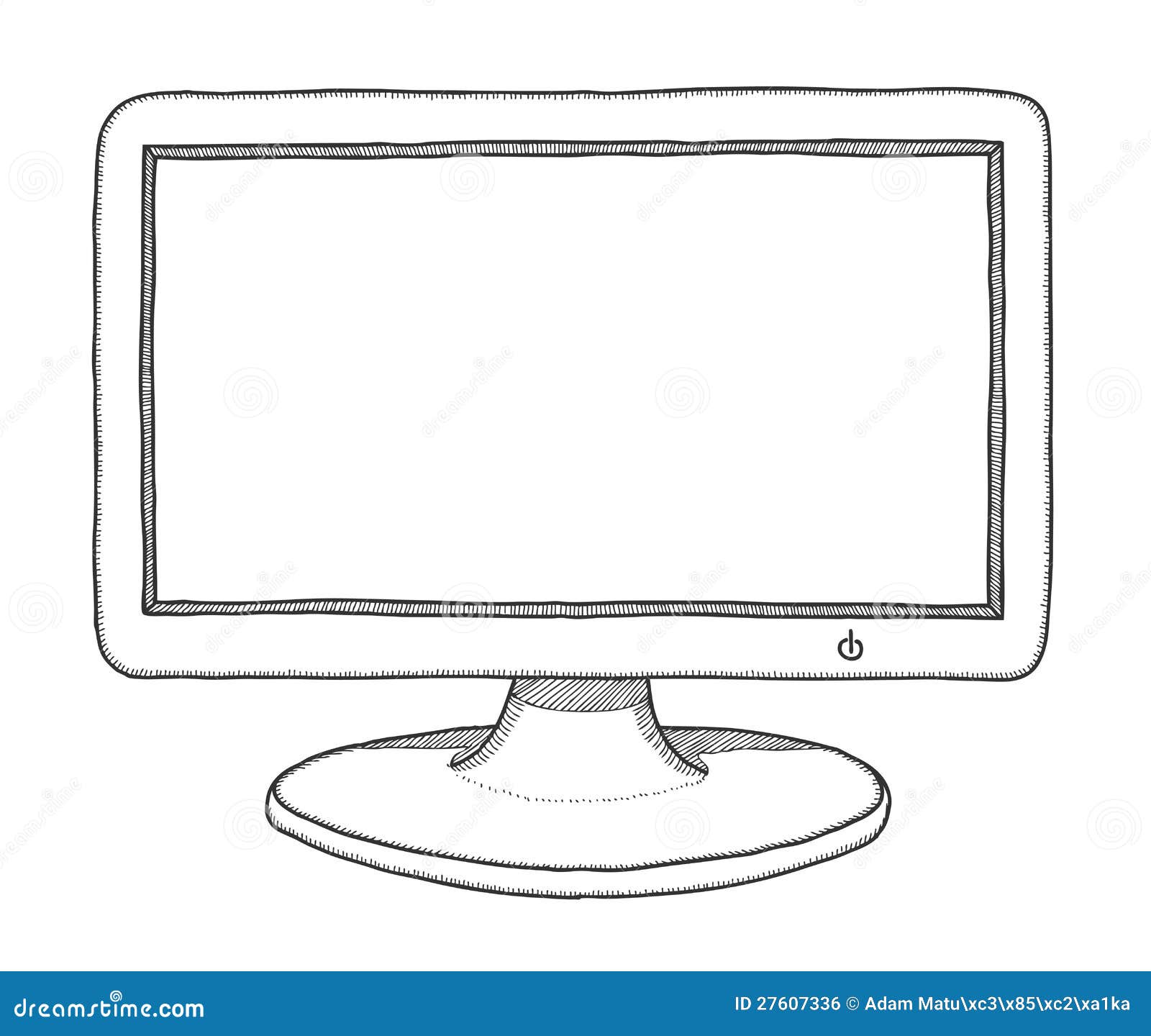 Computer Monitor Sketch