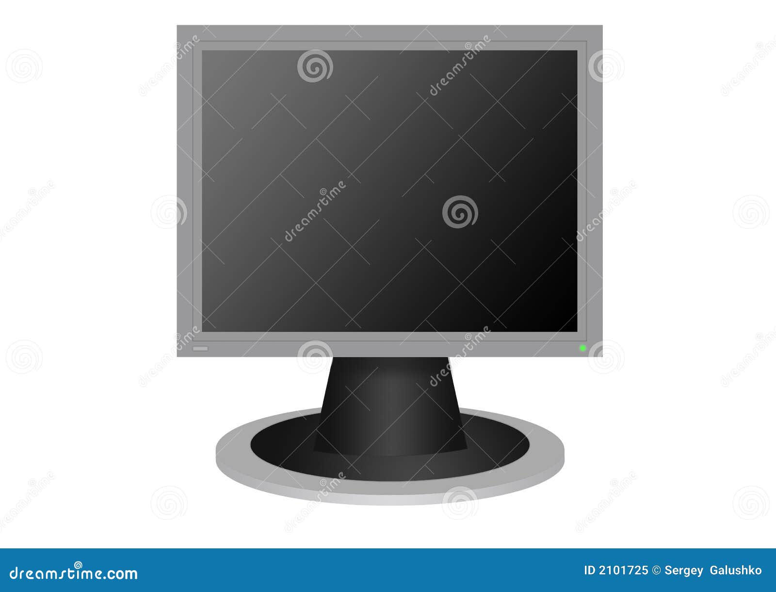 Monitor 4X3 do LCD imagem de stock. Imagem de indicador - 2101725