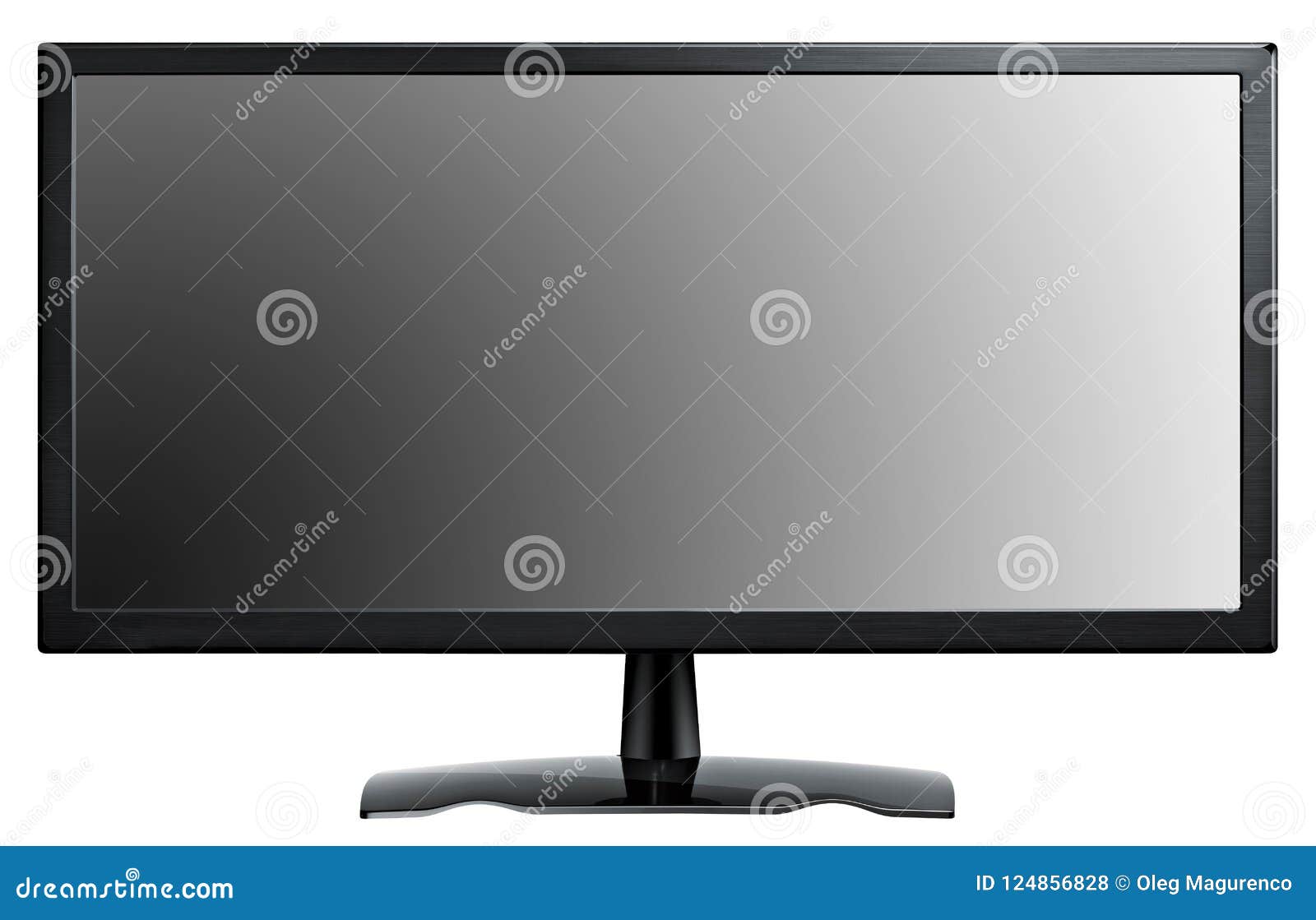 Monitor aislado stock de ilustración. Ilustración de dispositivo ...