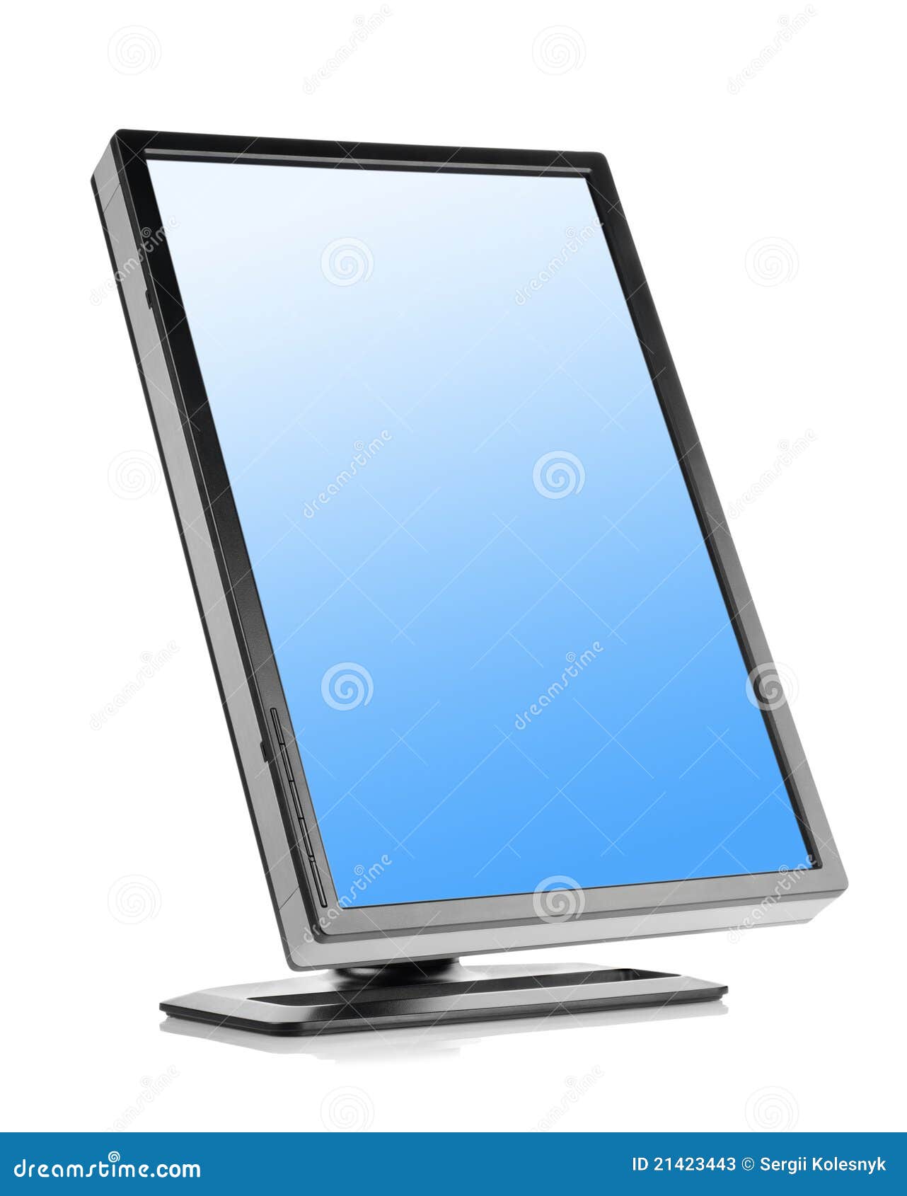 Monitor aislado imagen de archivo. Imagen de tiro, escritorio - 21423443