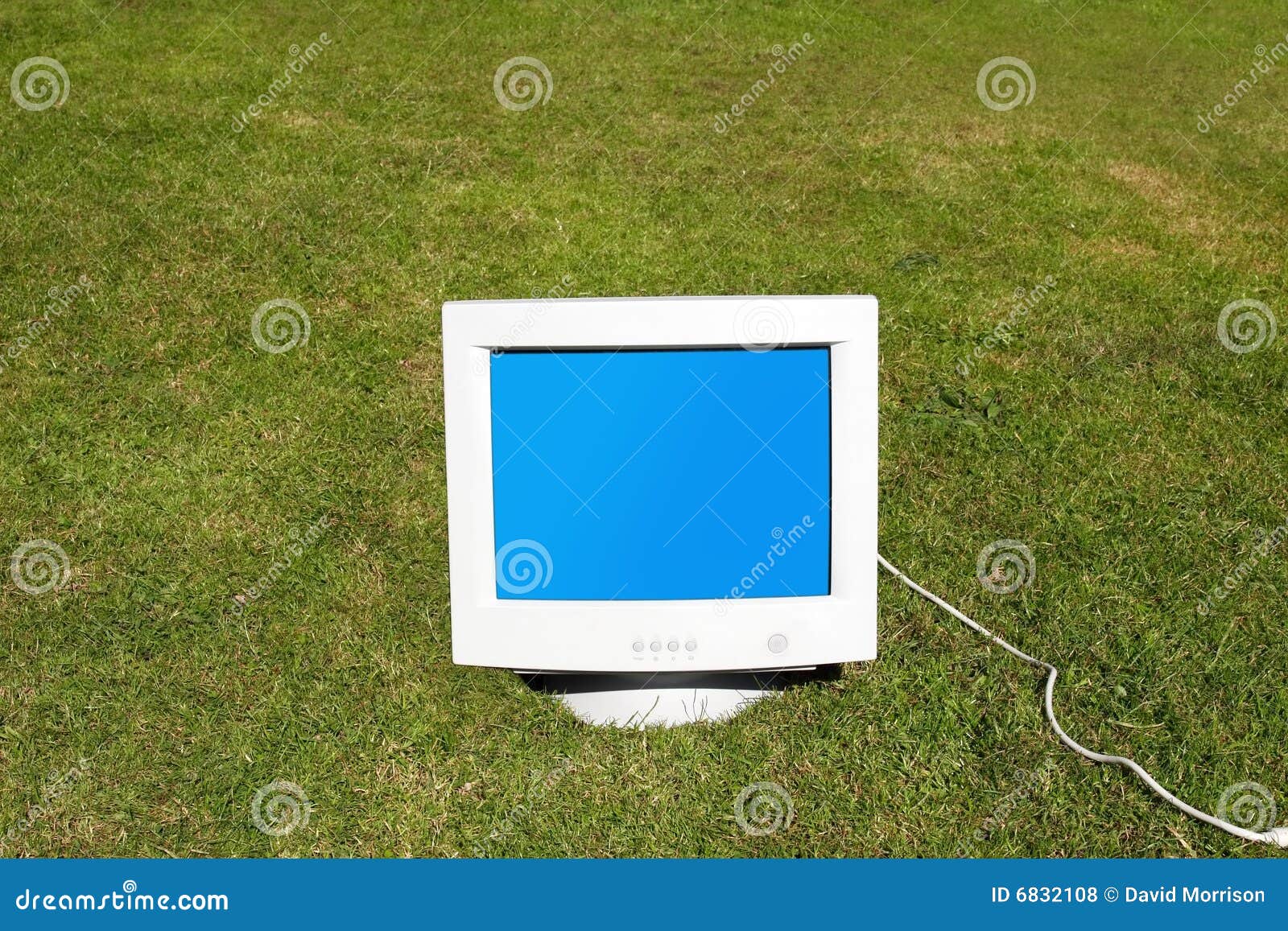 Monitor alone stock photo. Image of green, break, countryside - 6832108