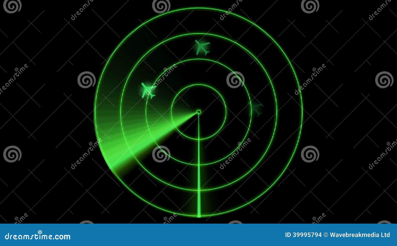 Monitor animado del radar metrajes. Vídeo de radar, seguridad - 39995794