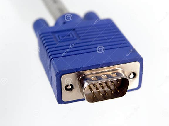 Monitor cable stock photo. Image of cable, blue, monitor - 501680