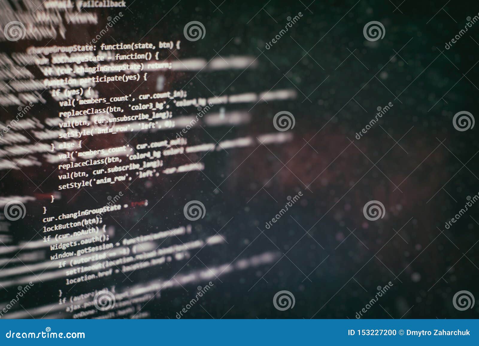Monitor Closeup Of Function Source Code Abstract It Technology Background Software Source Code 8687