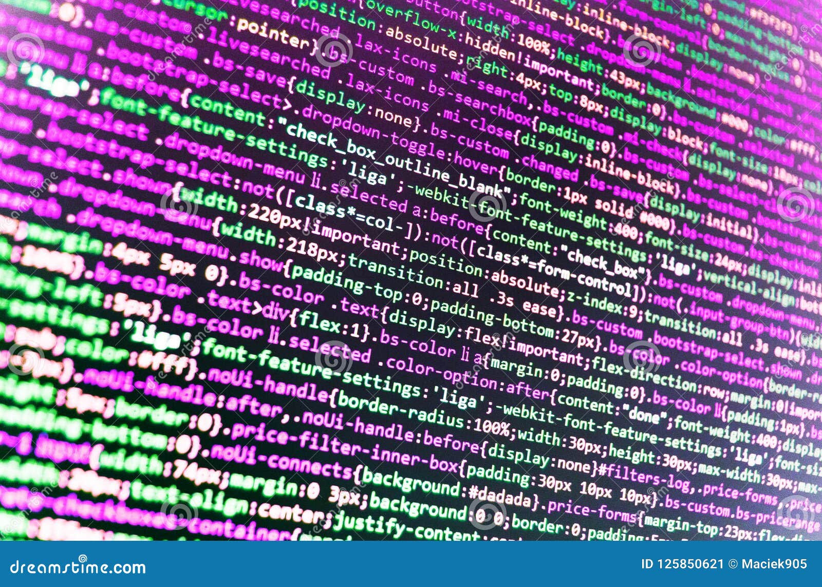 Monitor Closeup Of Function Source Code Stock Image Image Of Application Binary 125850621 6910