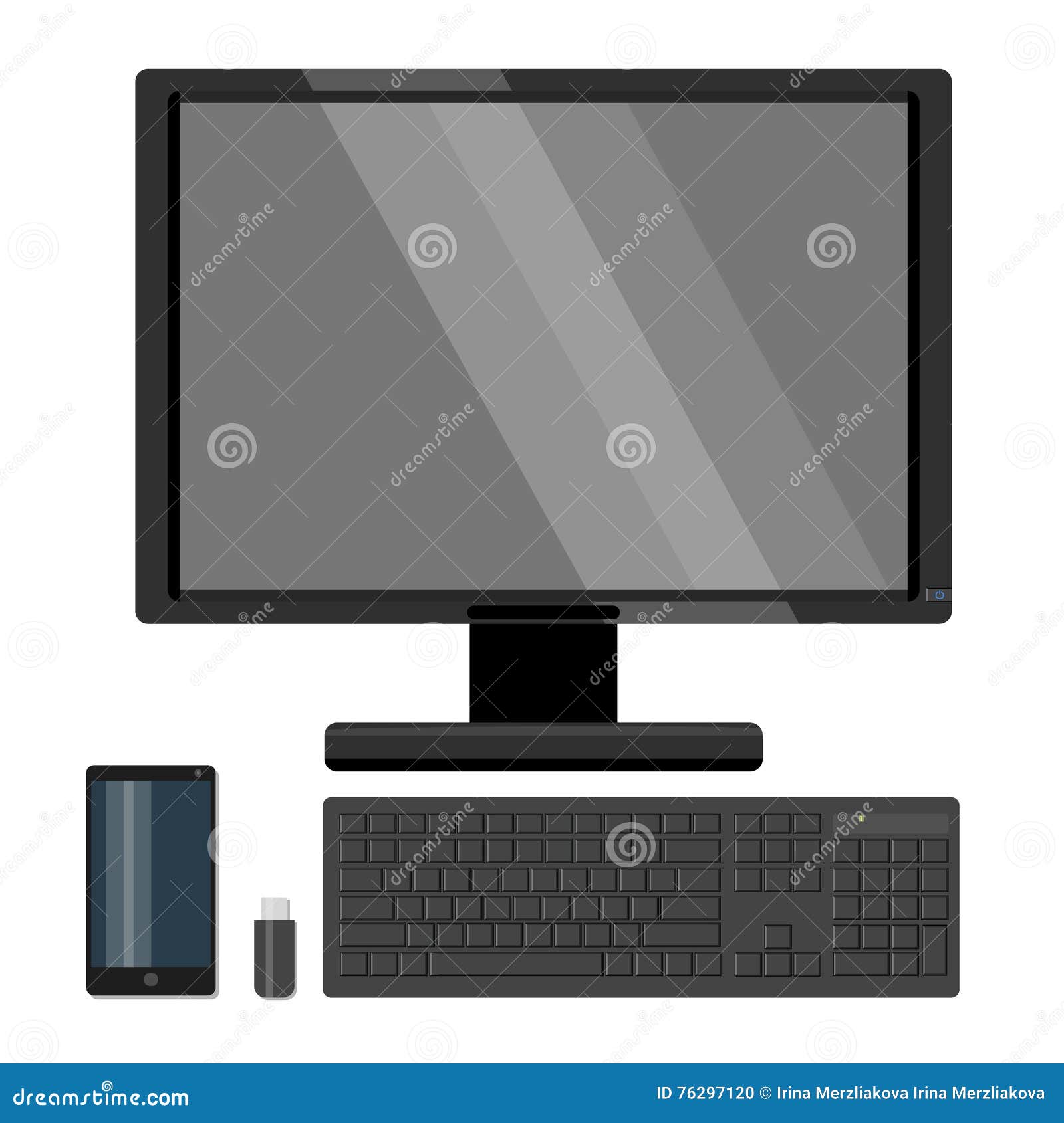 Computer Cell Inside A Human Cell On White Royalty-Free Illustration ...