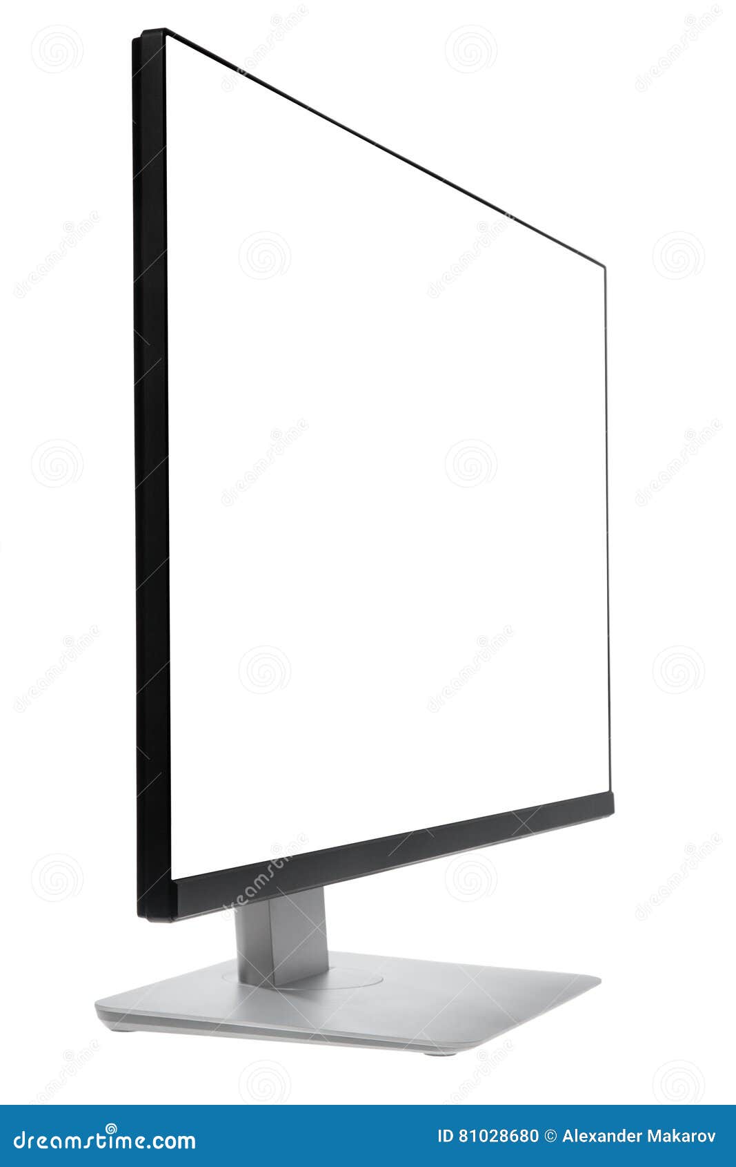 Monitor, Computer Display, Angle View Stock Photo - Image of design ...