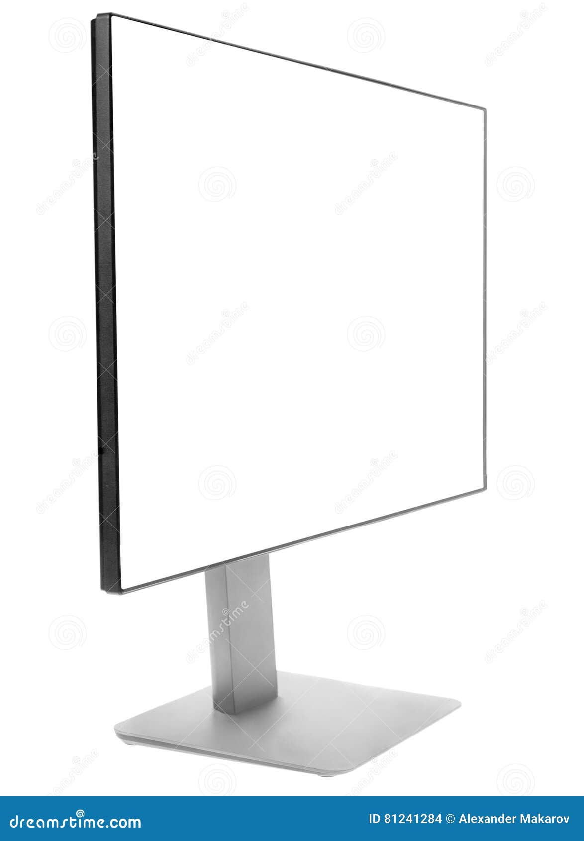 Monitor, Computer Display, Angle View Stock Photo - Image of metal ...