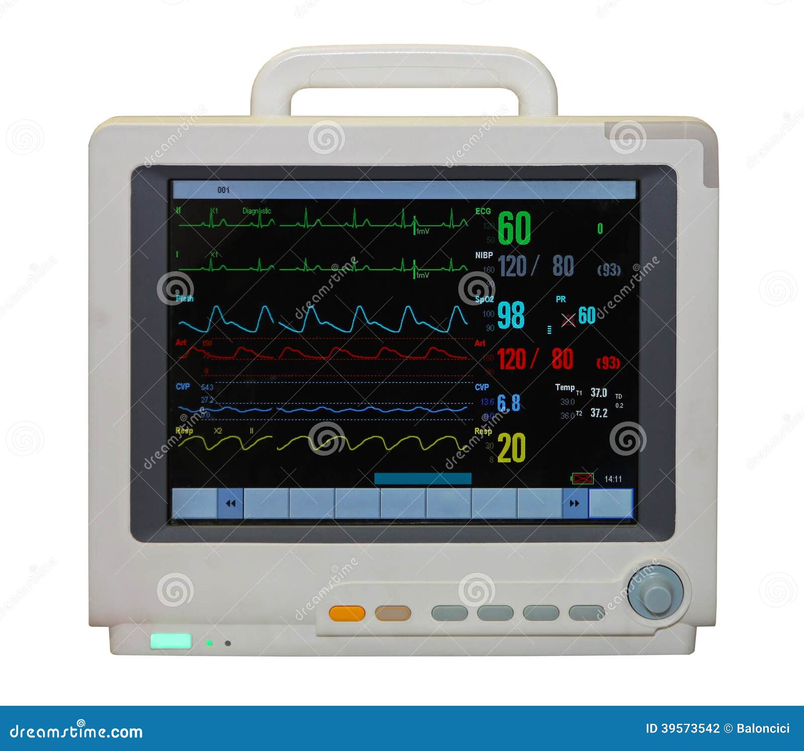 Monitor de ECG foto de archivo. Imagen de diagrama, corte - 39573542