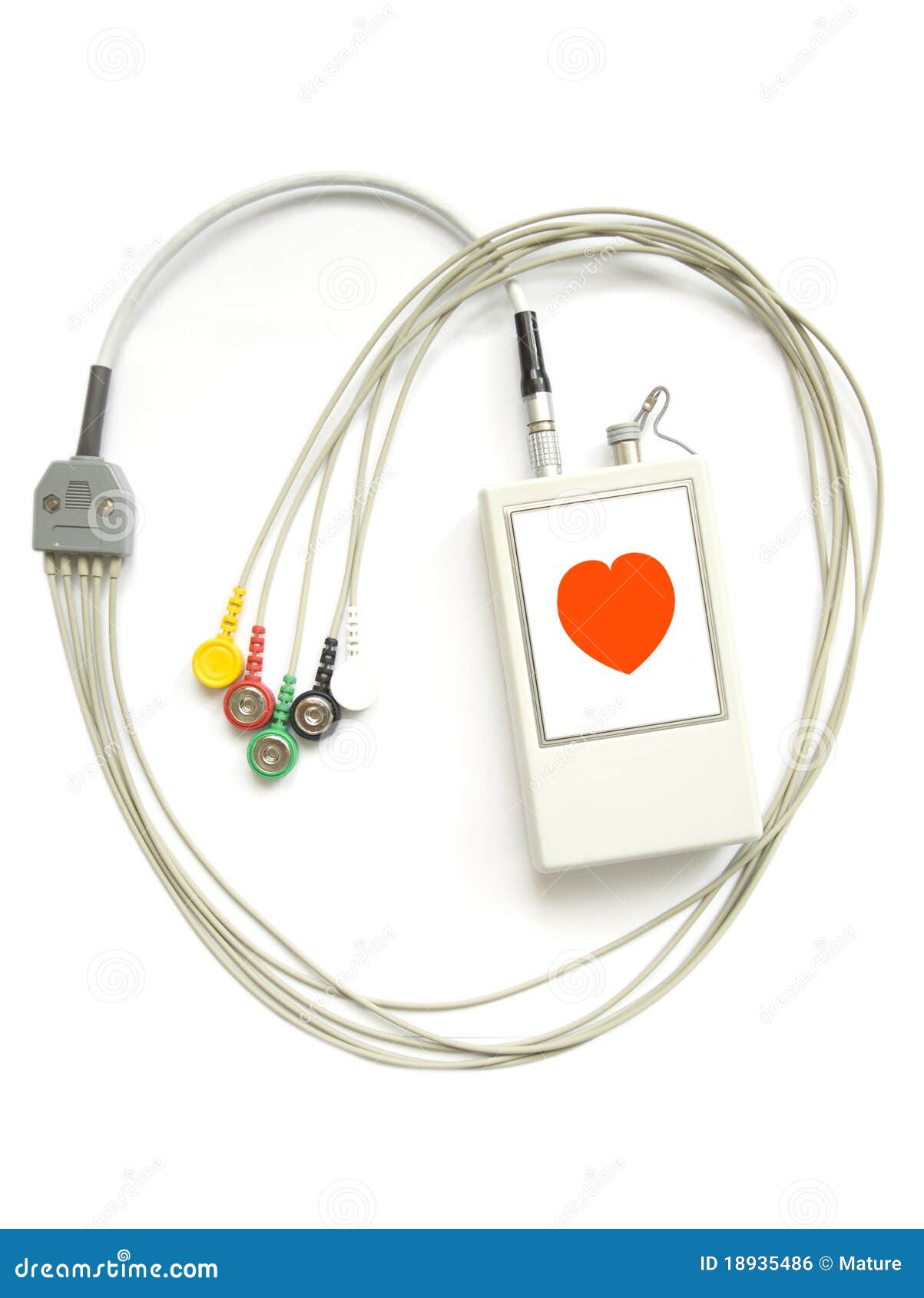 Monitor de Holter foto de archivo. Imagen de ritmo, medicina - 18935486