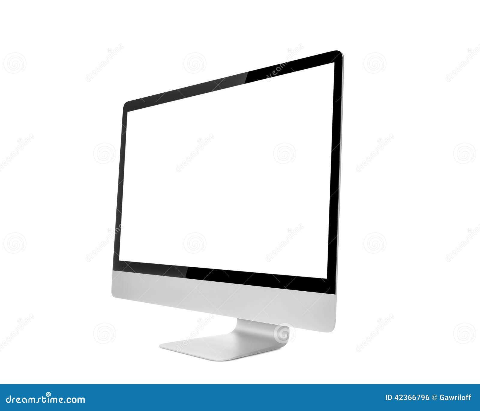 Monitor Del Computer, Come Il Mackintosh Con Lo Schermo in Bianco ...