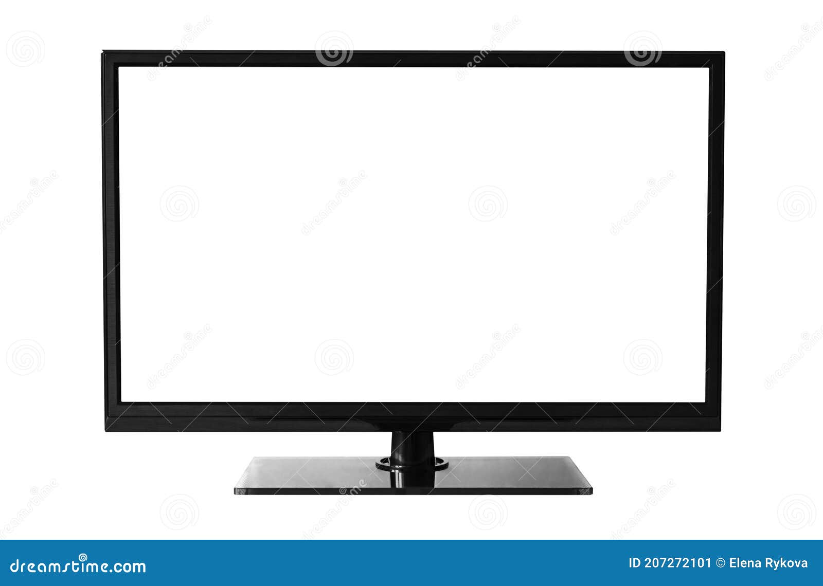 Monitor Digital Moderno Aislado En Blanco Imagen de archivo - Imagen de ...