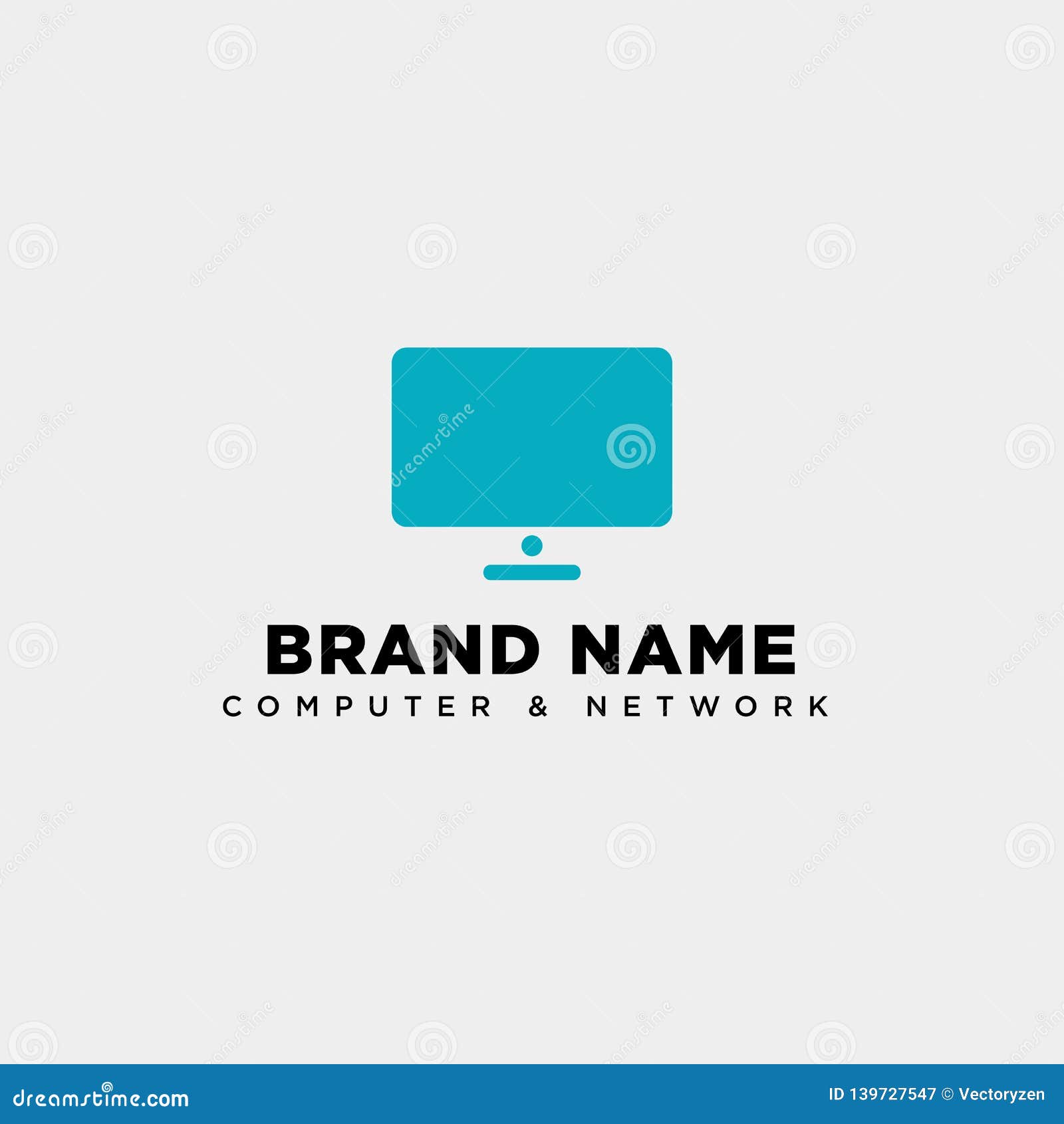 Monitor Digital Technology Logo Template Vector Illustration Icon ...