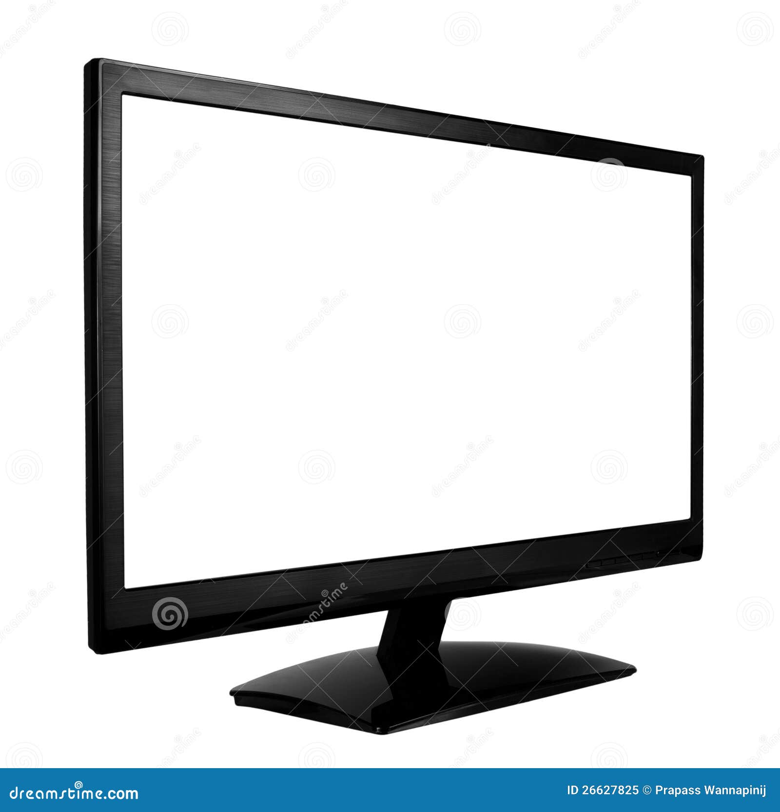 Monitor Elevado Do LCD Da Definição Da Tela Larga Imagem de Stock ...