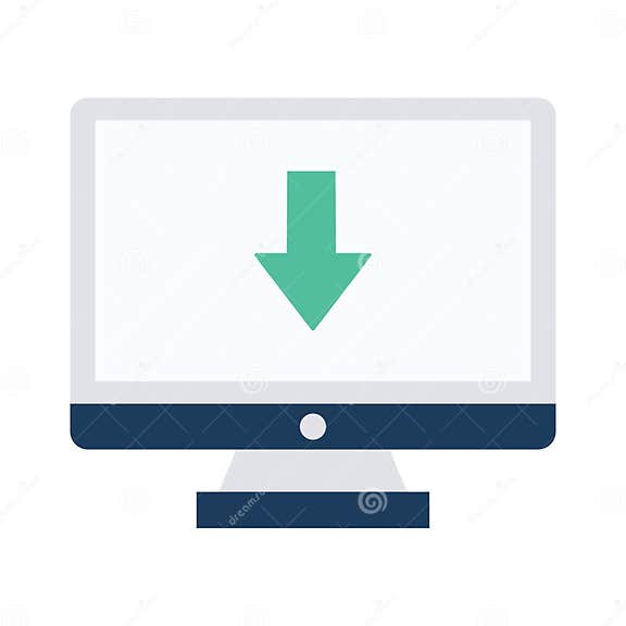 Monitor Export Isolated Vector Icon Which Can Easily Modify or Edit ...