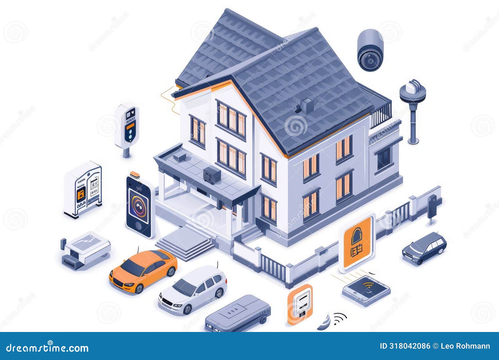 Active, Remote Lighting And Sound Security In Family Homes Uses ...