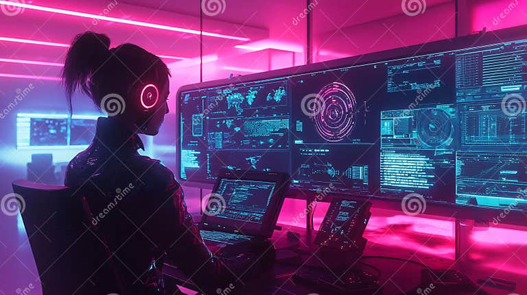 Monitor Health Trends Using an Advanced Cyberpunk Command Center ...