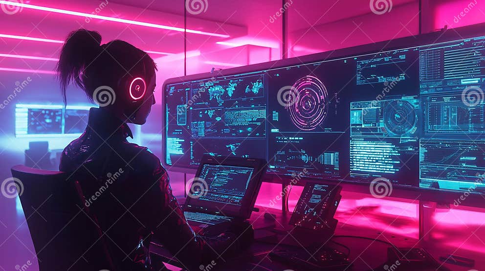 Monitor Health Trends Using an Advanced Cyberpunk Command Center ...