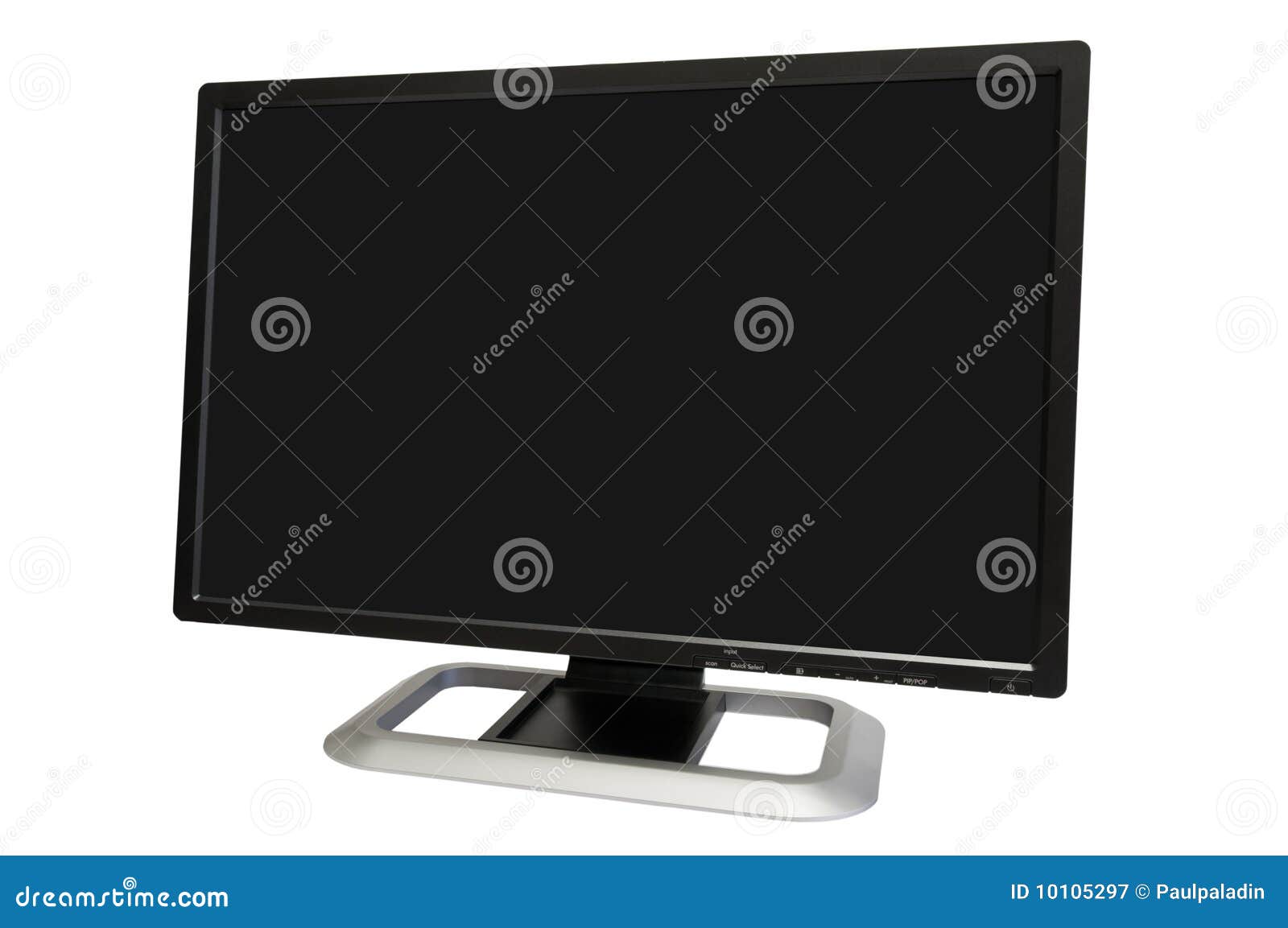 Monitor Largo Do Computador Imagem de Stock - Imagem de entretenimento ...