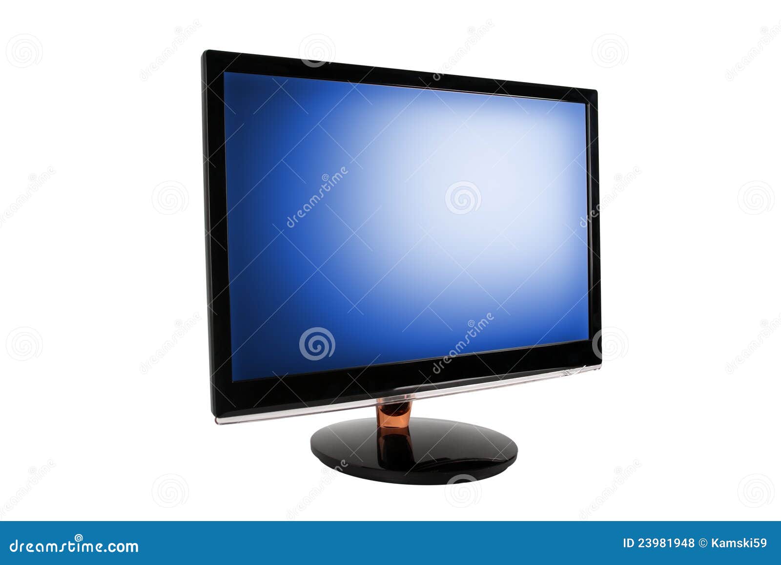 Monitor Largo Do Computador Do Diodo Emissor De Luz. Foto de Stock ...