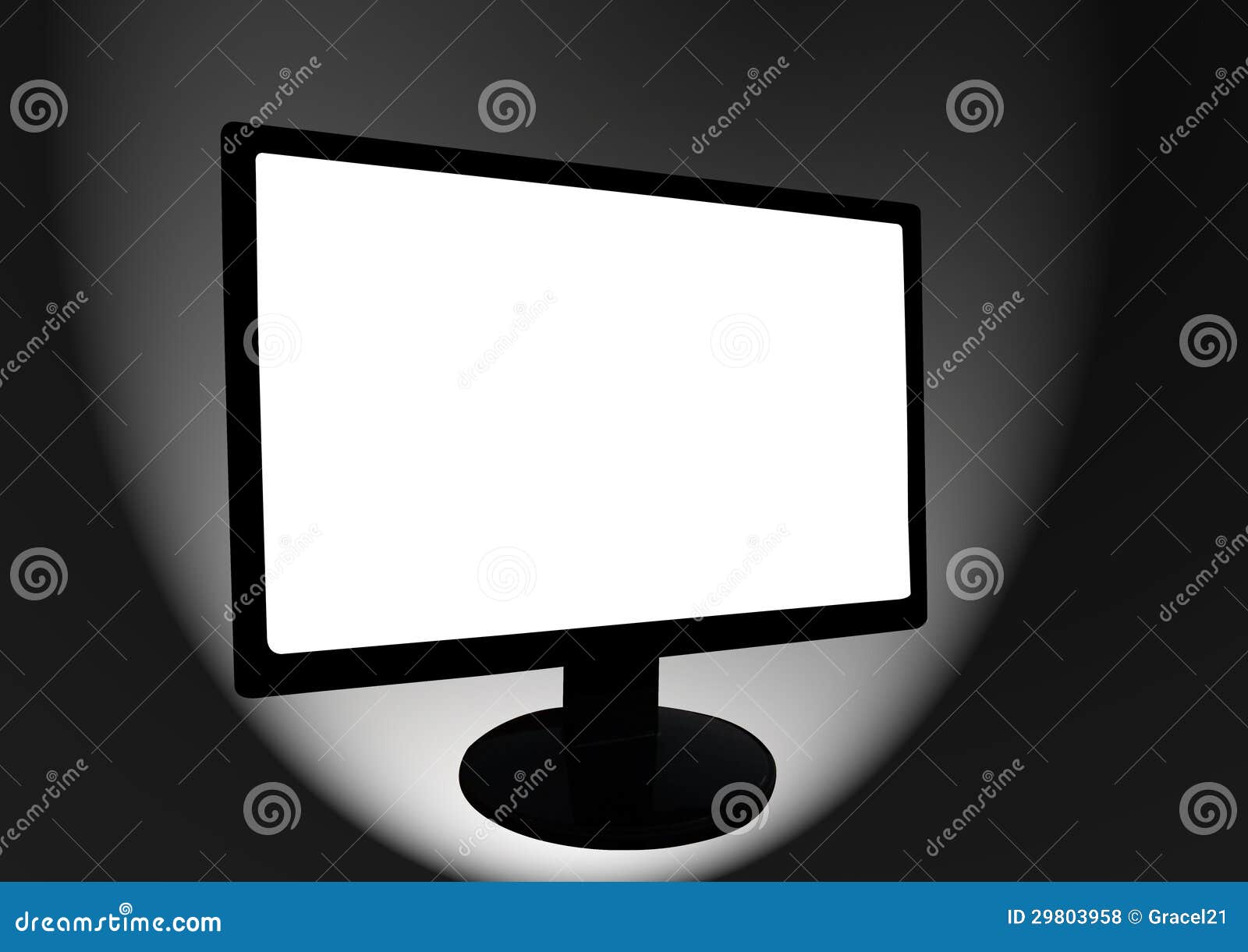 Pantalla del LCD stock de ilustración. Ilustración de aislado - 29803958