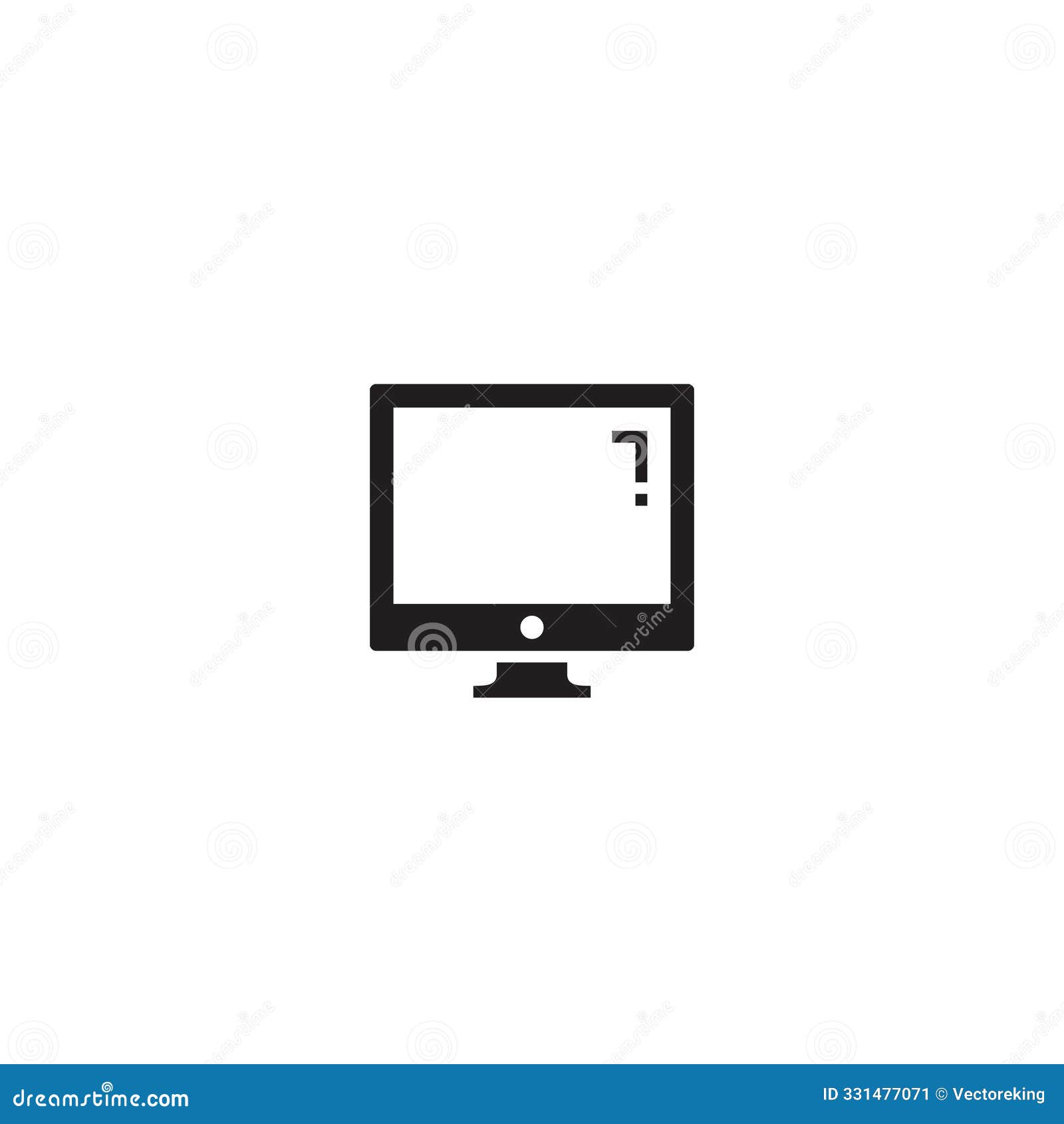 Monitor stock illustration. Illustration of object, electronic - 331477071