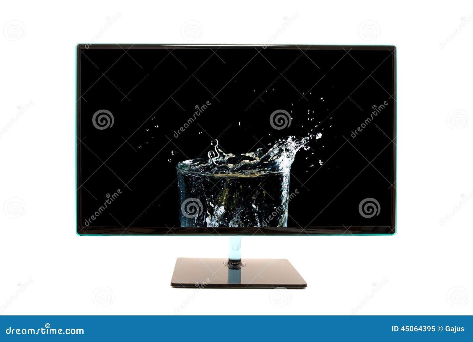 Monitor Moderno Del Computer Di Alta Definizione Immagine Stock ...