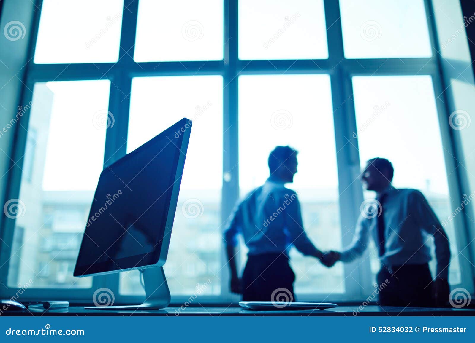 Monitor in office stock photo. Image of human, person - 52834032