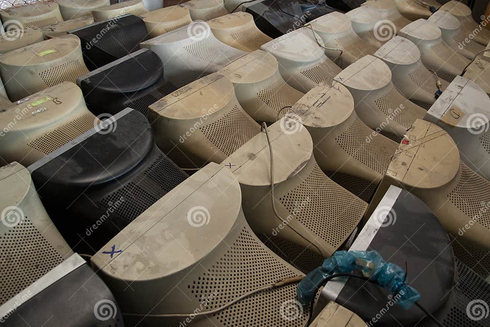 Monitor stock photo. Image of repair, filthy, shabby - 32813542