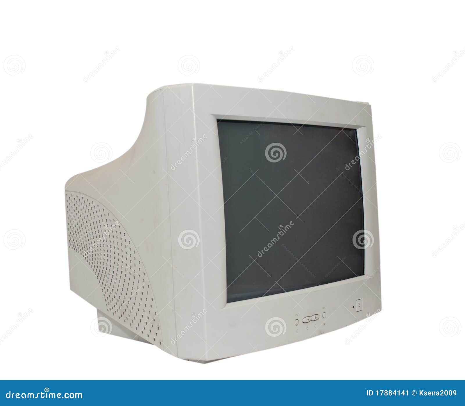 Monitor Ordenador-viejo imagen de archivo. Imagen de teclado - 17884141