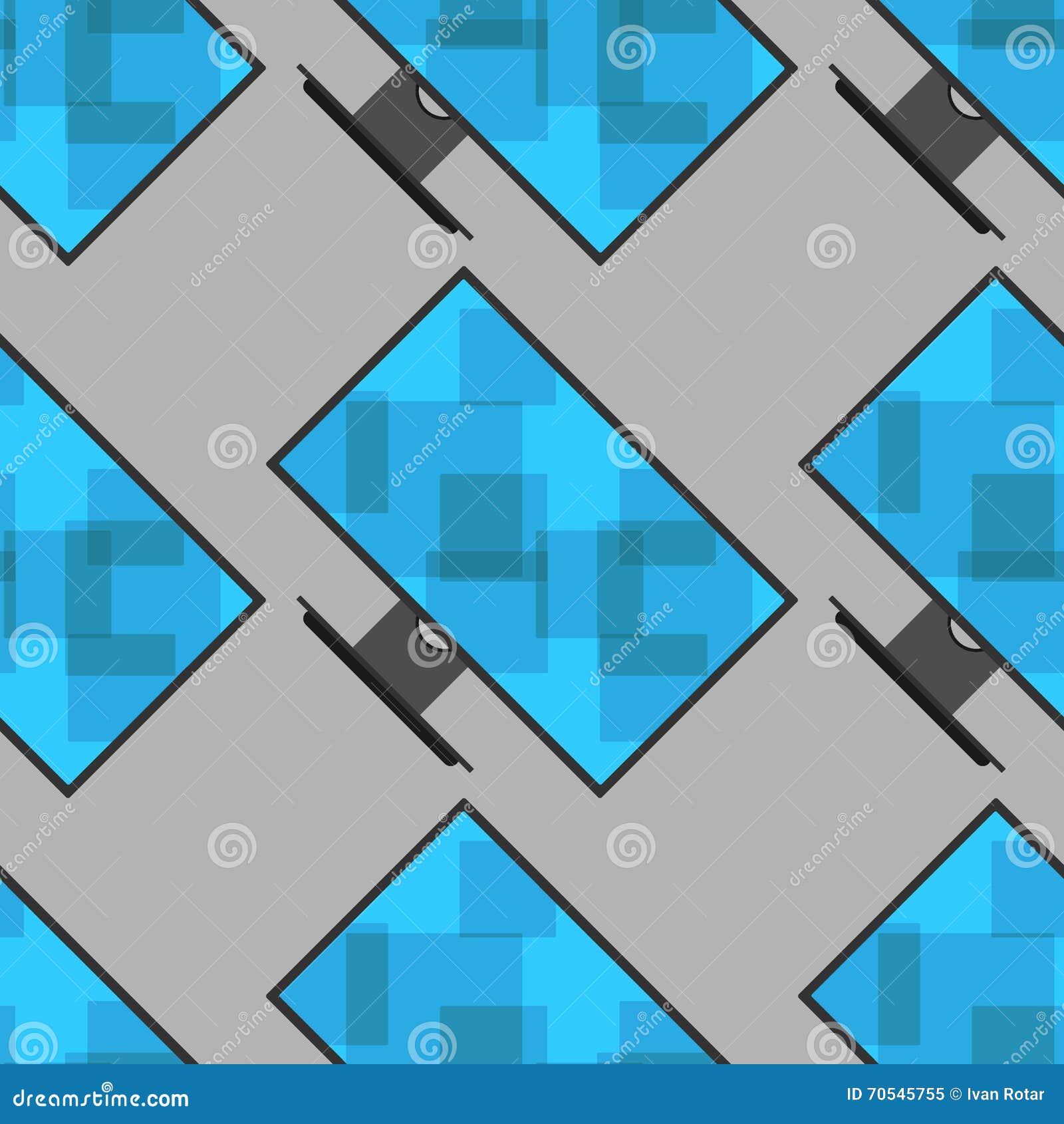 Monitor pattern seamless stock vector. Illustration of empty - 70545755