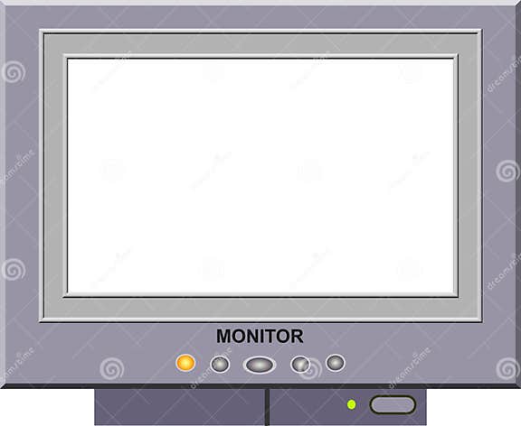 Monitor Picture Frame stock illustration. Illustration of elements - 29374
