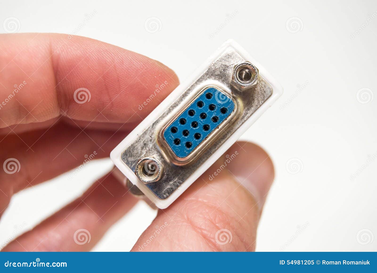 Monitor plug VGA stock image. Image of convertor, display - 54981205