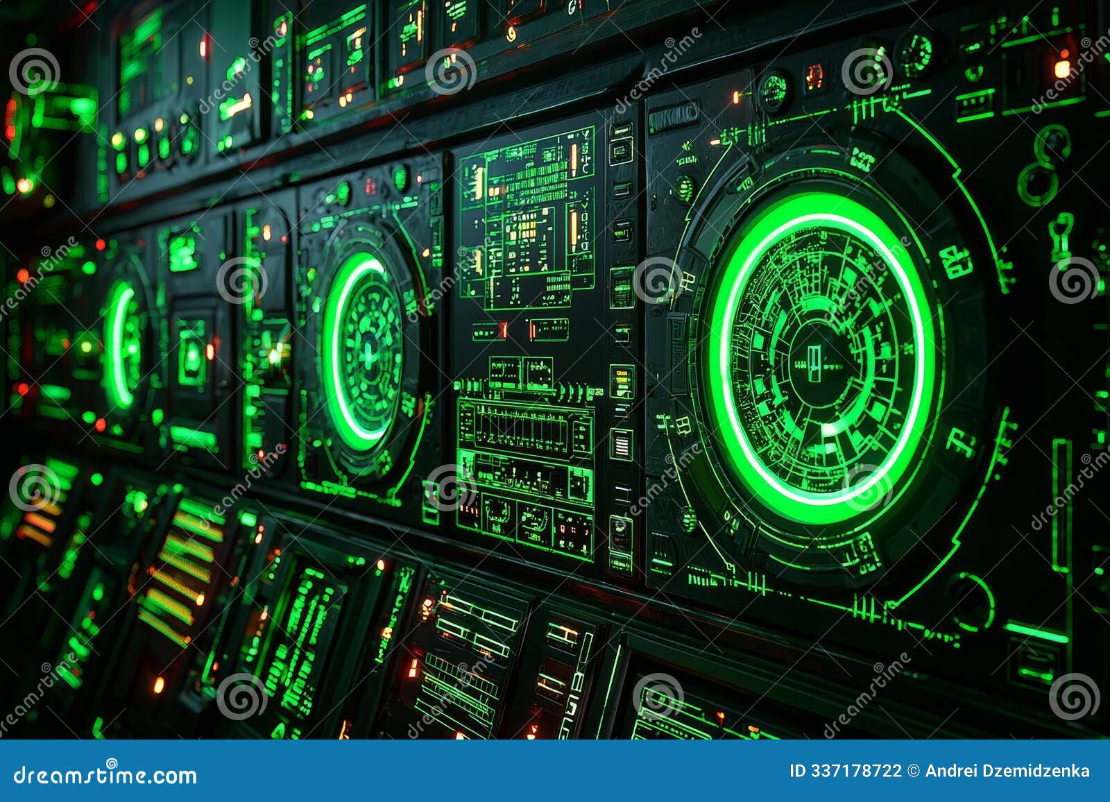 Monitor Screen Devices and Bar Indicators on the Energy Meter of Deep ...