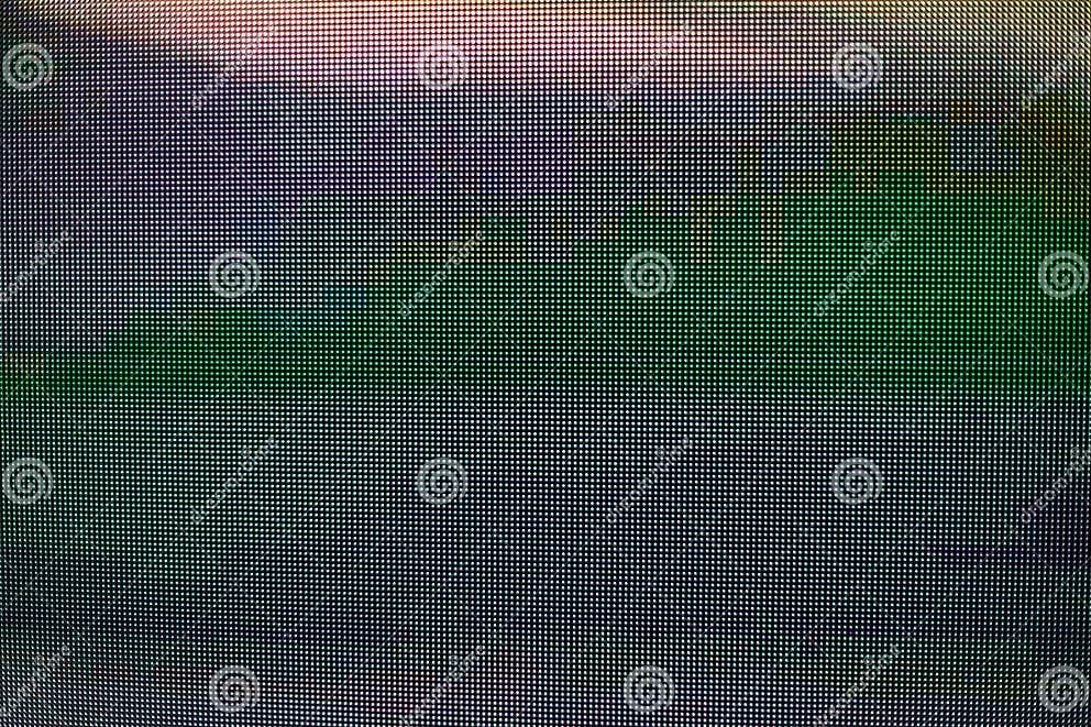 The Monitor Screen is Too Close. Screen Matrix Stock Image - Image of ...